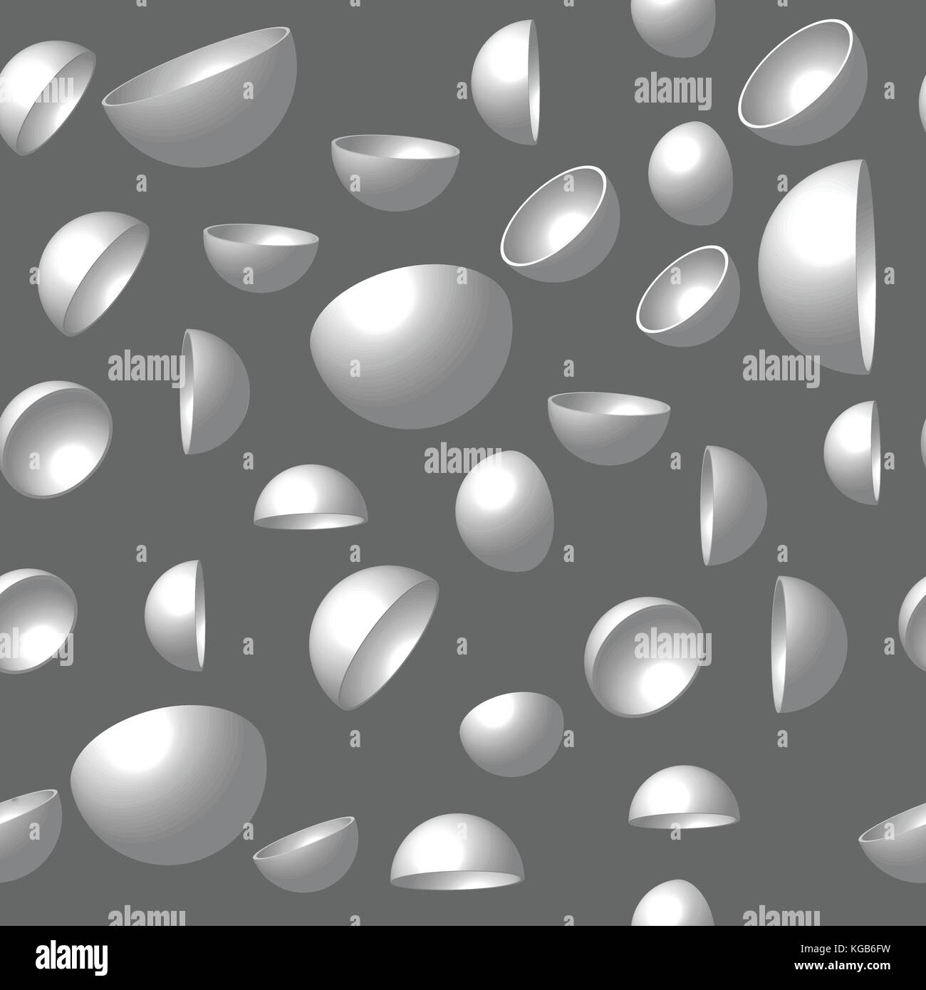 Gray Hemispheres Seamless Pattern Stock Vector Image & Art - Alamy