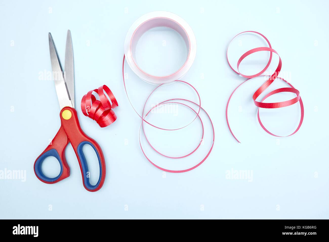 A studio photo of gift wrapping ribbon Stock Photo - Alamy