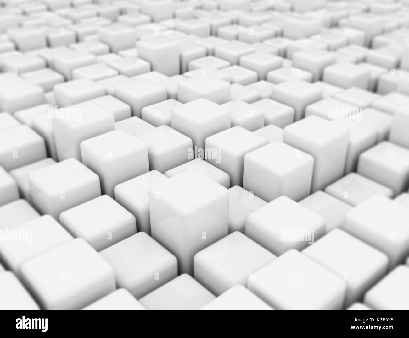 3d cubes white background Stock Photo - Alamy