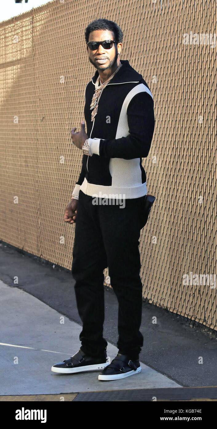 Celebrities at the Jimmy Kimmel Live! studios Featuring: Gucci Mane ...