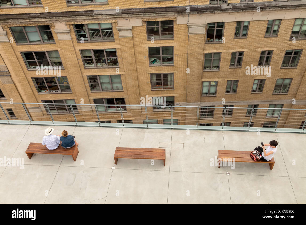 People looking from their balcony hi-res stock photography and images ...