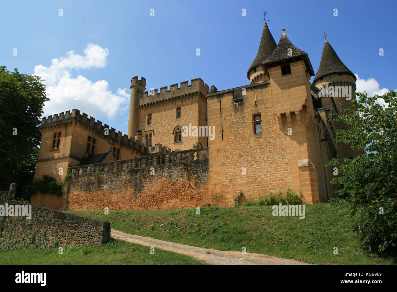 Puymartin castle in Marquay (France Stock Photo - Alamy