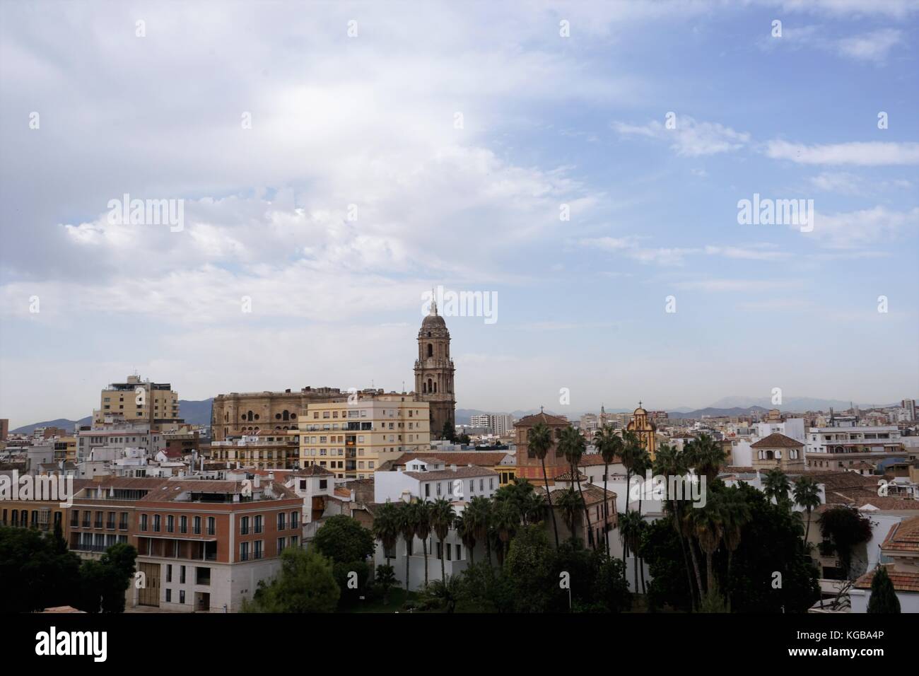 City view skyline of Spanish city Stock Photo - Alamy