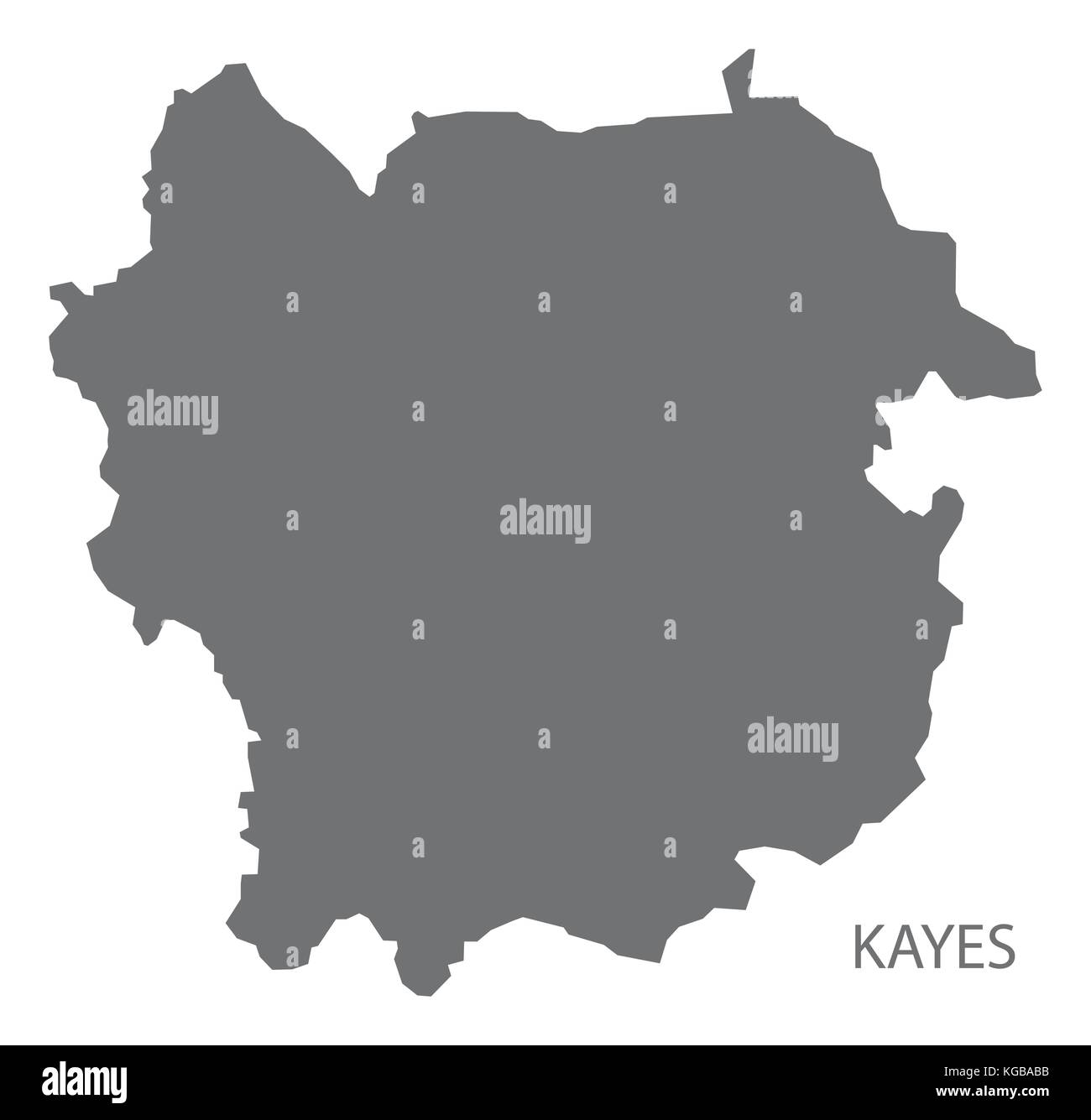 Kayes vector map hi-res stock photography and images - Alamy