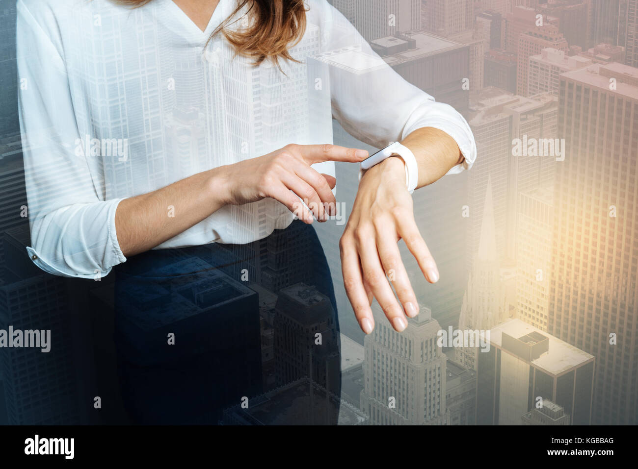 Close up of a modern smartwatch Stock Photo - Alamy