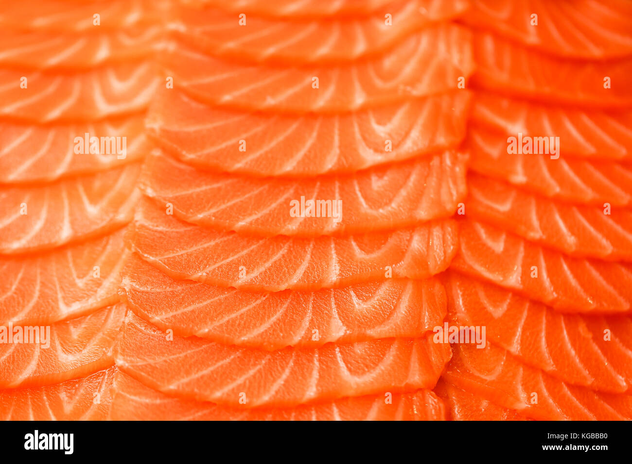 Sliced salmon fillet. Close-up texture photo. Macro photography. Food ...