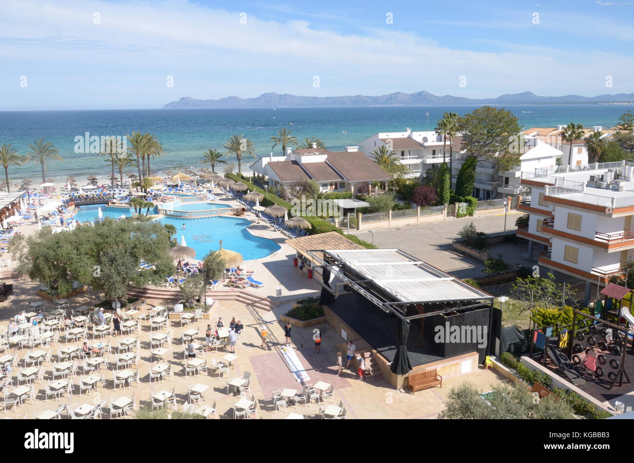 Condesa De La Bahia Resort in Alcudia, Majorca, Spain Stock Photo - Alamy