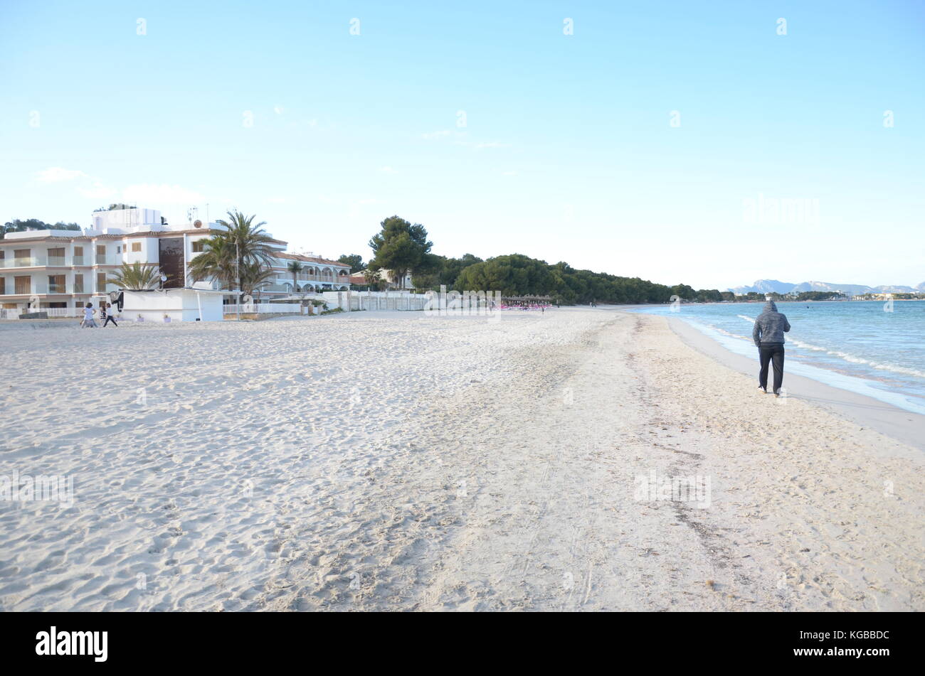 Beach at Condesa De La Bahia in Majorca, Spain Stock Photo - Alamy