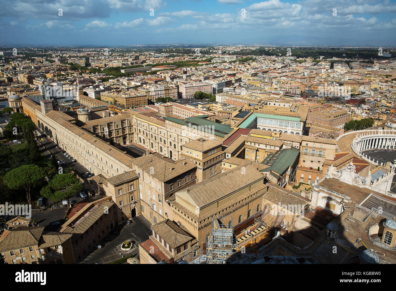 Sistine Chapel Aerial View