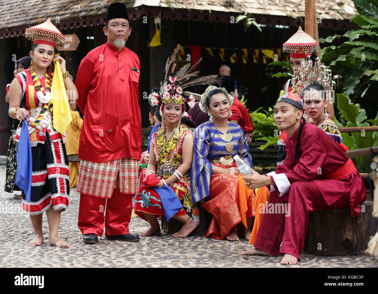 Performers representing a number of tribes and ethnic groups in the ...