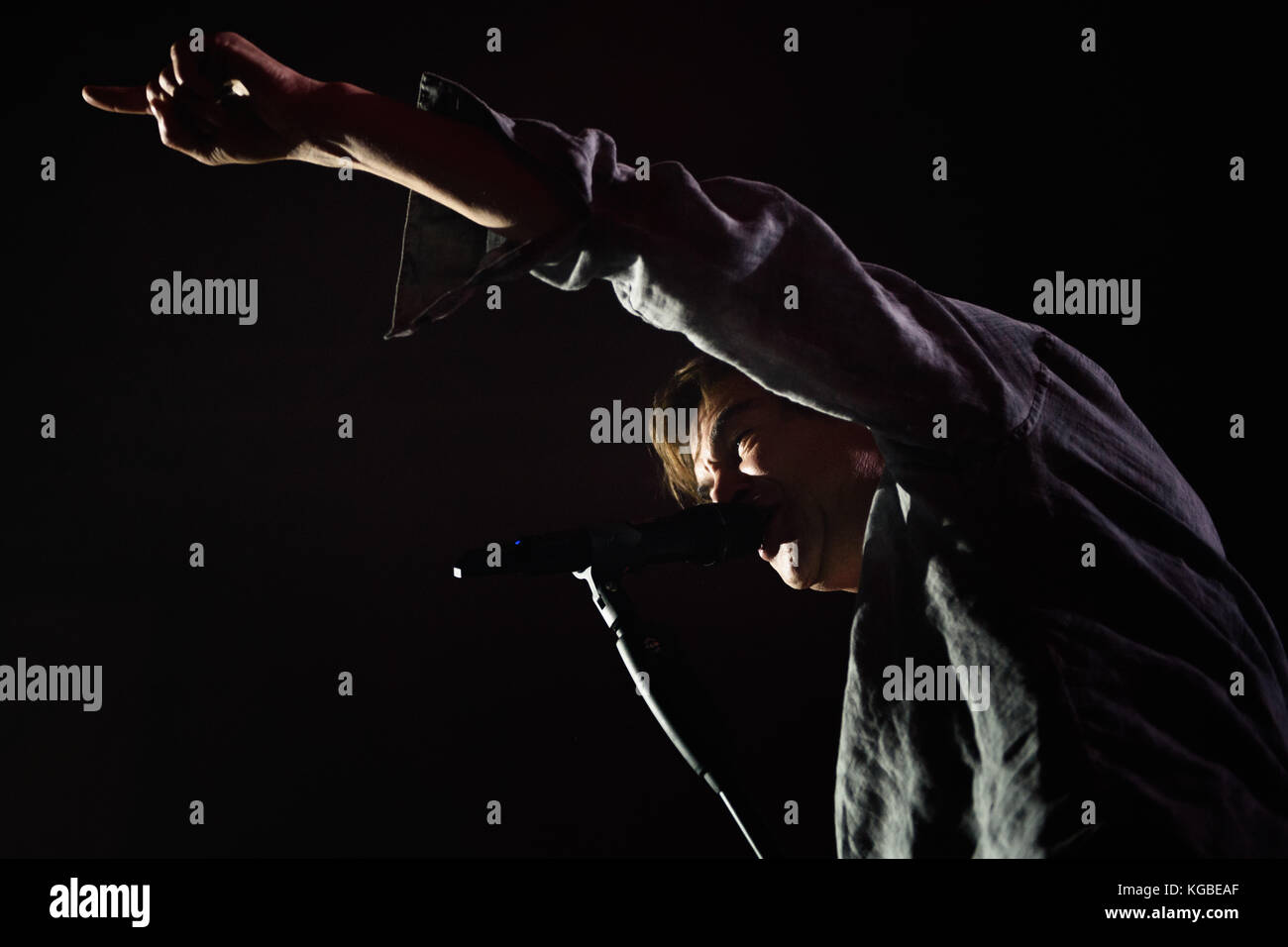 Chemnitz, Germany. 5th Nov, 2017. The singer of the German band 'Die ...