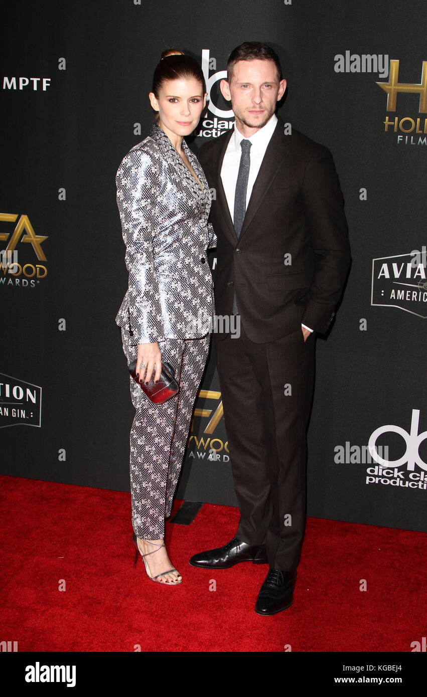 BEVERLY HILLS, CA - NOVEMBER 5: Jamie Bell, Kate Mara, at The 21st ...