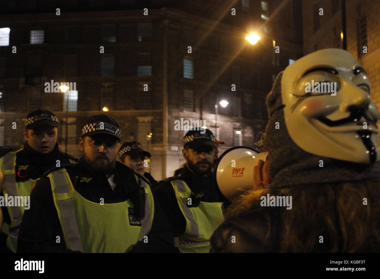 Night of demonstration hi-res stock photography and images - Alamy