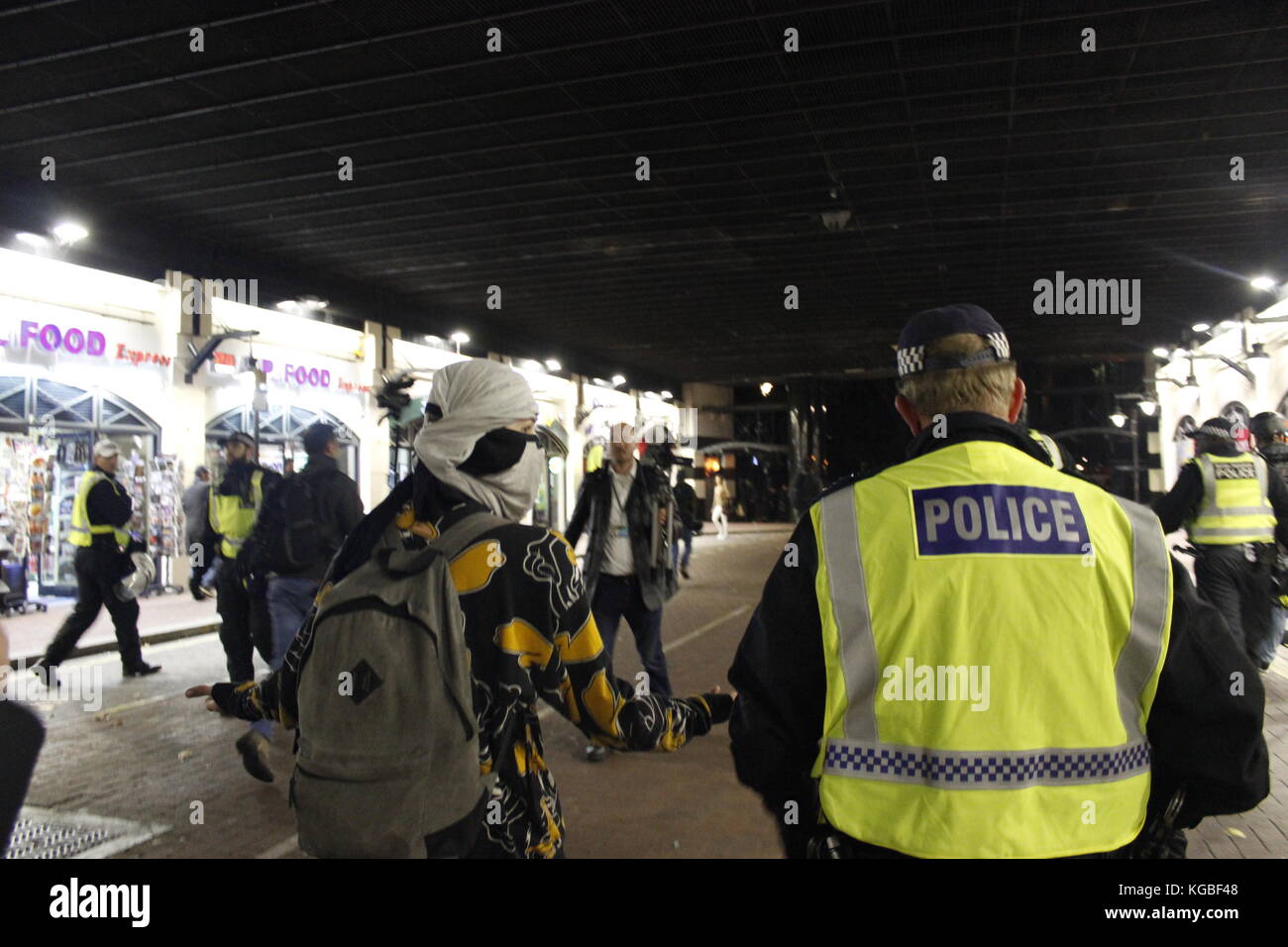 London, UK. 5th Nov, 2017. Million Mask March Central London, UK ...