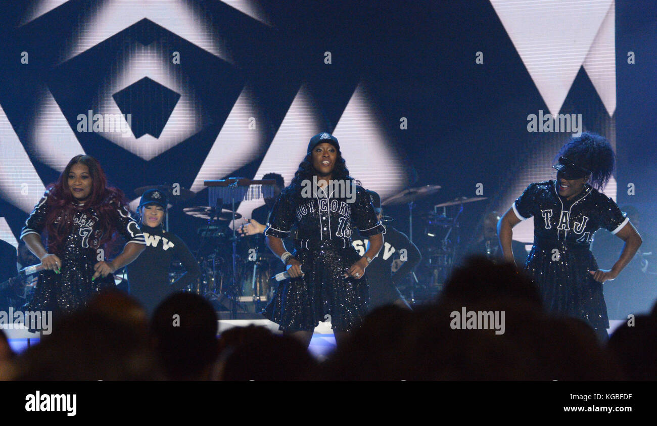 Las Vegas, Nevada, USA. 6th Nov, 2017. Music group SWV the 2017 Lady of ...