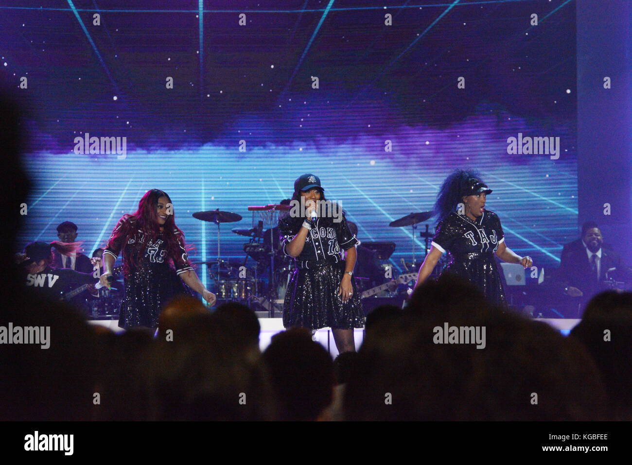 Las Vegas, Nevada, USA. 6th Nov, 2017. Music group SWV the 2017 Lady of ...