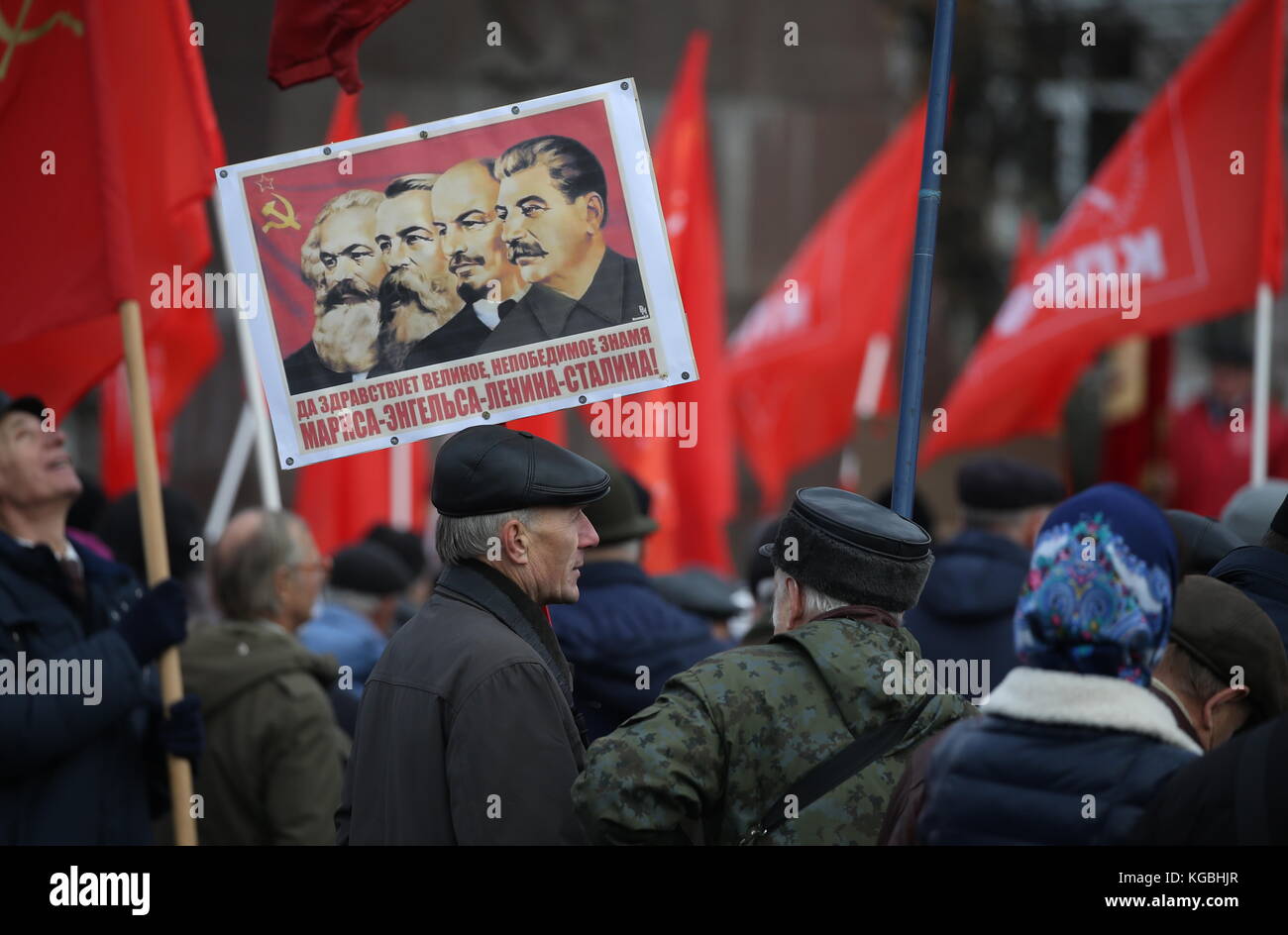 Portraits Of Marx And Lenin High Resolution Stock Photography and ...