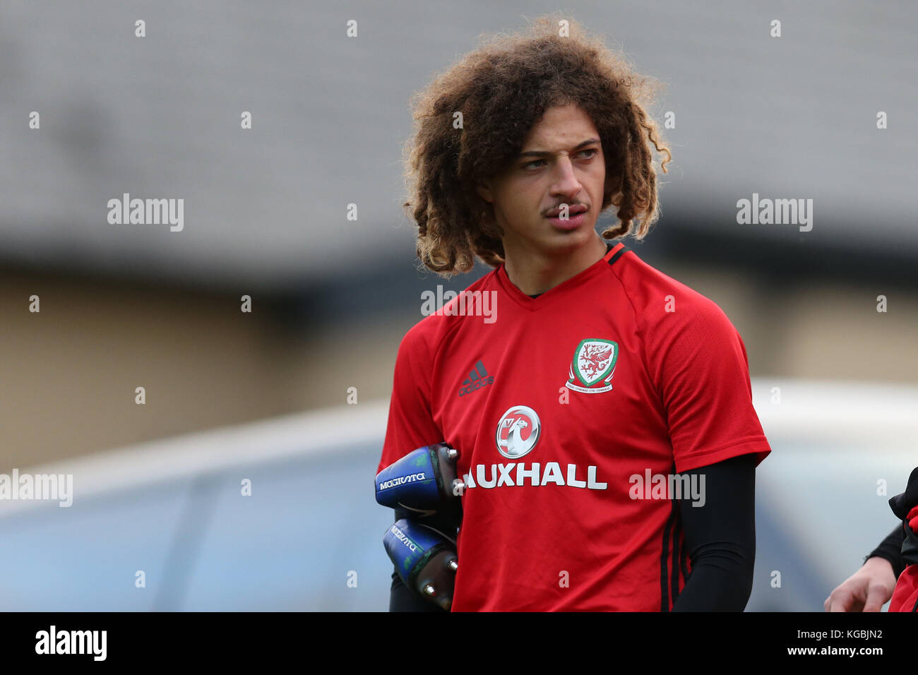 Cardiff, UK. 06th Nov, 2017. Ethan Ampadu of Wales during the Wales ...