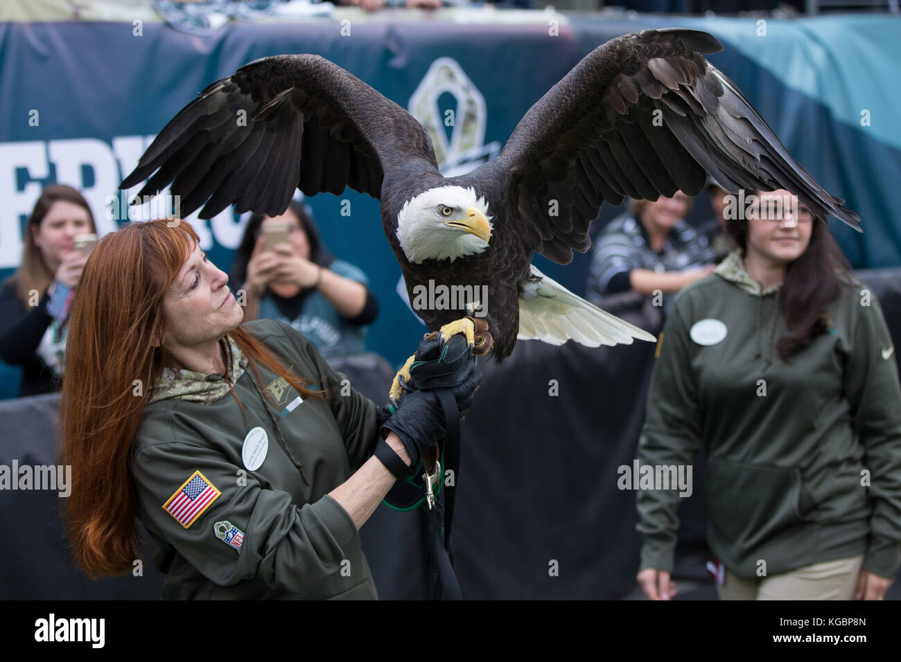 Philadelphia, Pennsylvania, USA. 5th Nov, 2017. Noah, an Eagle from the ...