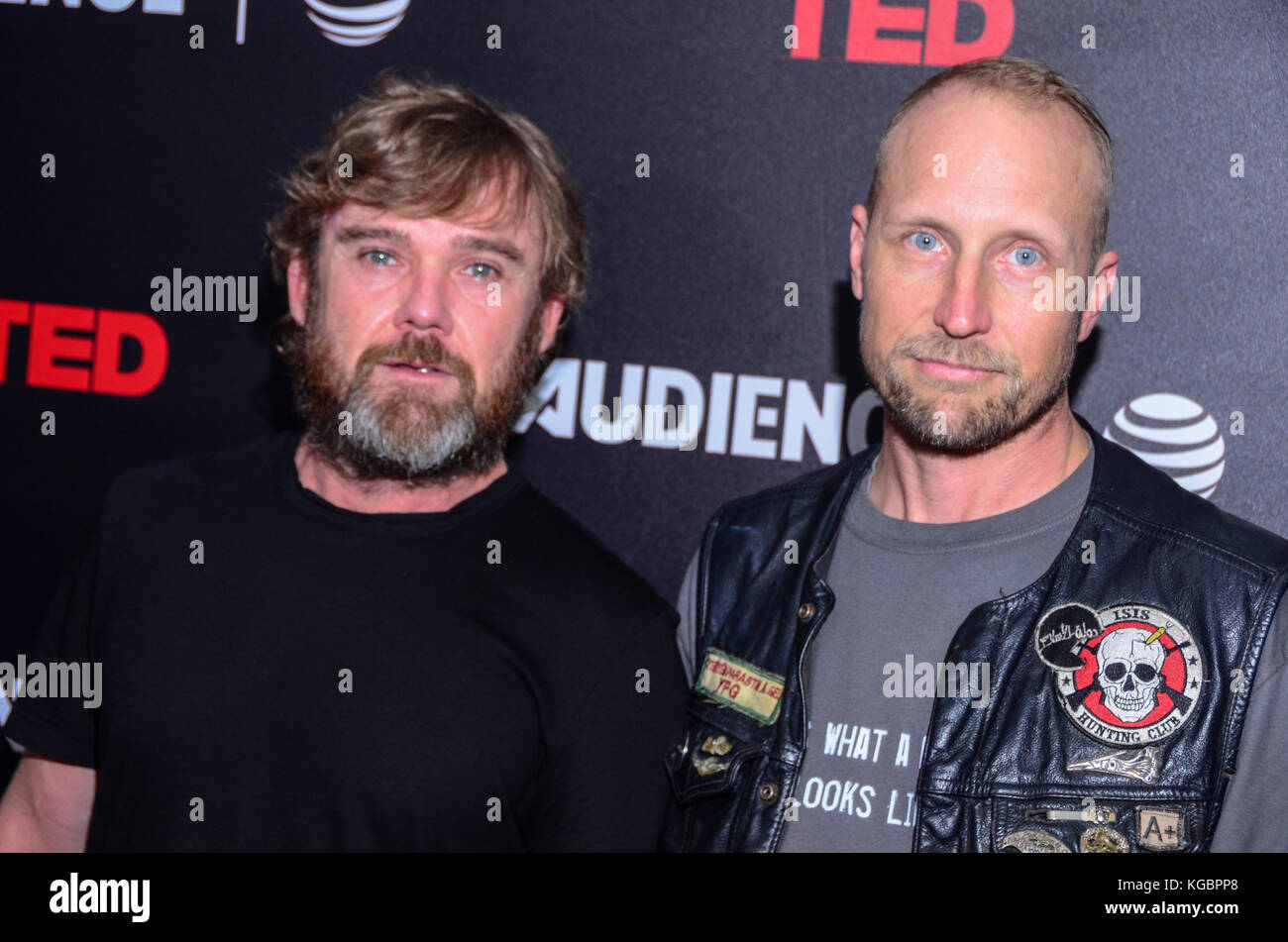 New York, NY, USA. 6th Nov, 2017. Ricky Schroder and River Rainbow Hagg ...