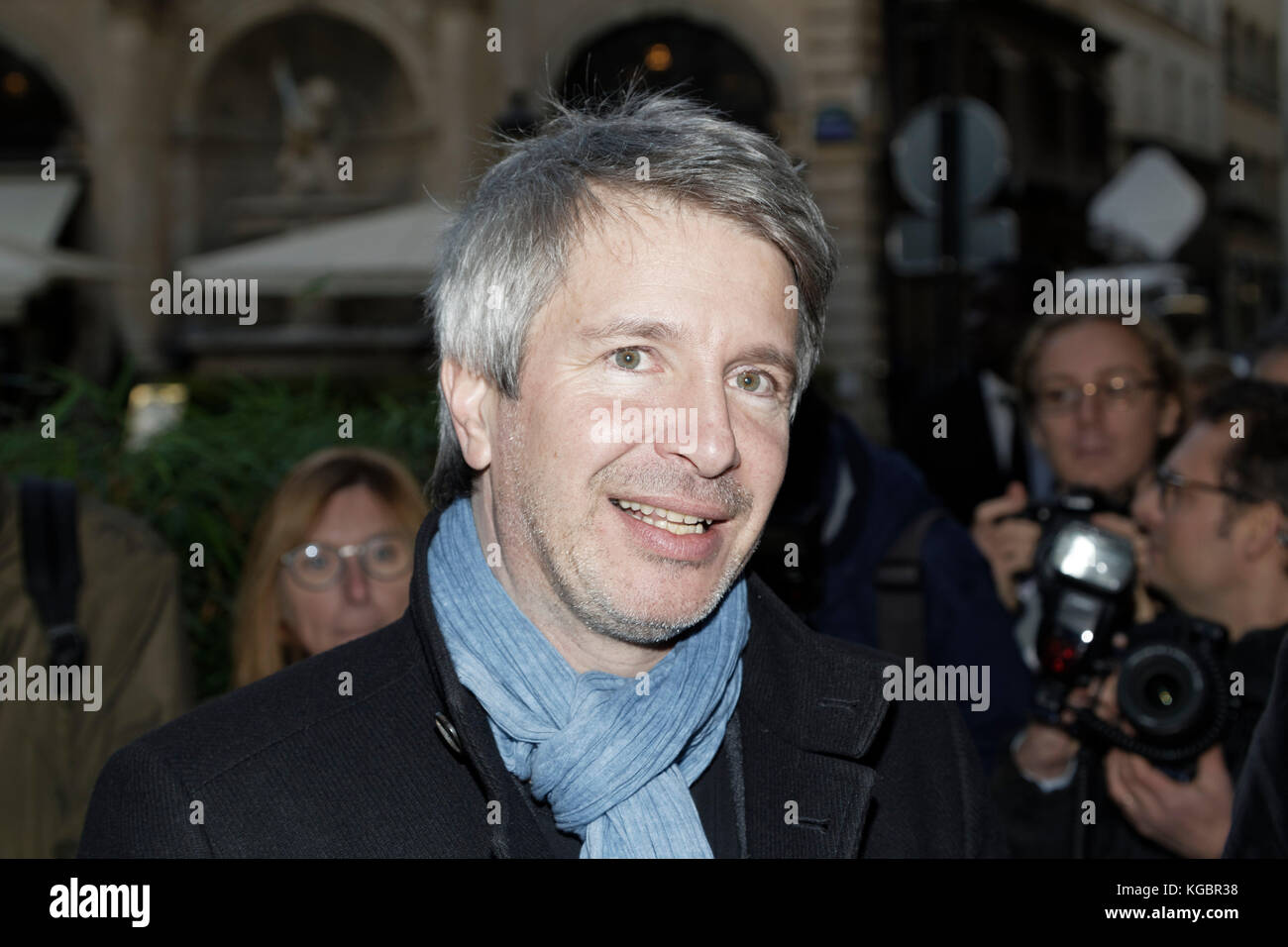 Paris, France. 6th Nov, 2017. Eric Vuillard winner of the Prix Goncourt ...
