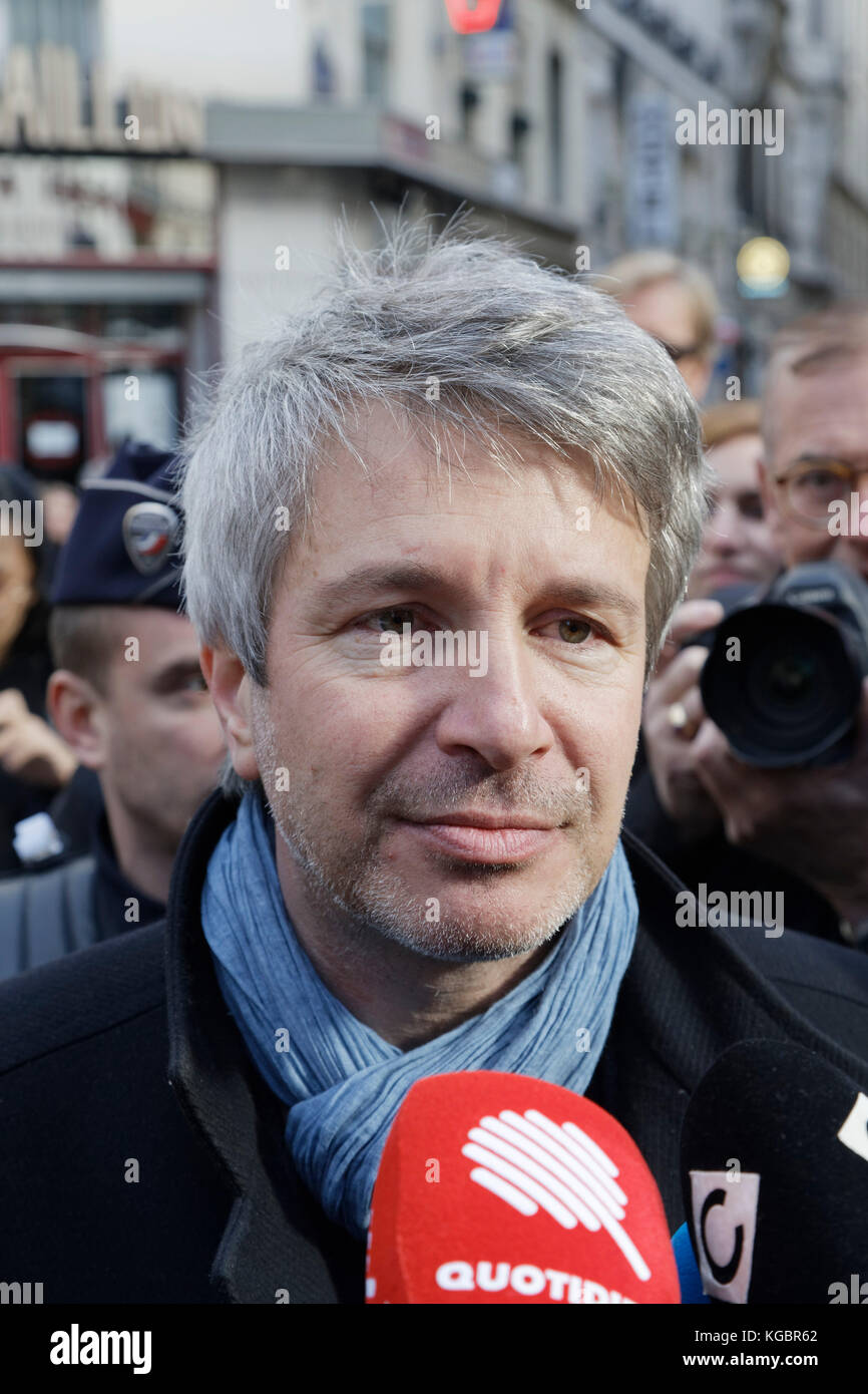 Paris, France. 6th Nov, 2017. Eric Vuillard winner of the Prix Goncourt ...
