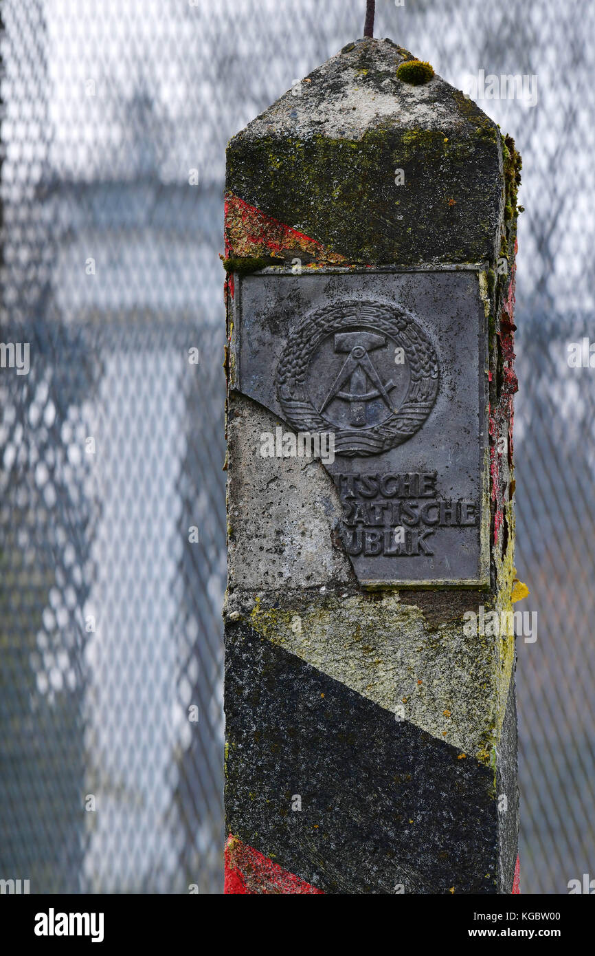 Moedlareuth, Germany. 23rd Oct, 2017. The former border between East ...