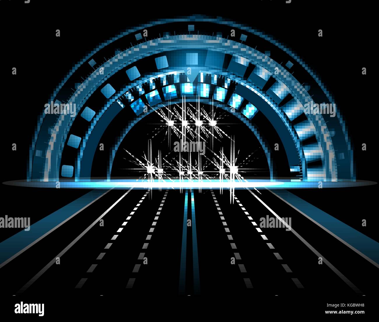 Technological future hud interface Stock Vector Images - Alamy