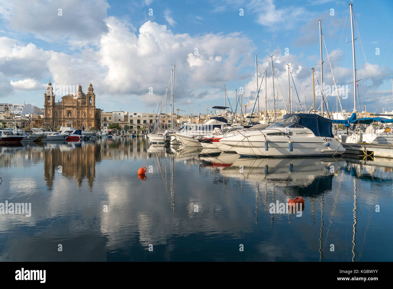 the Marina in Msida, Valletta, Malta Stock Photo - Alamy