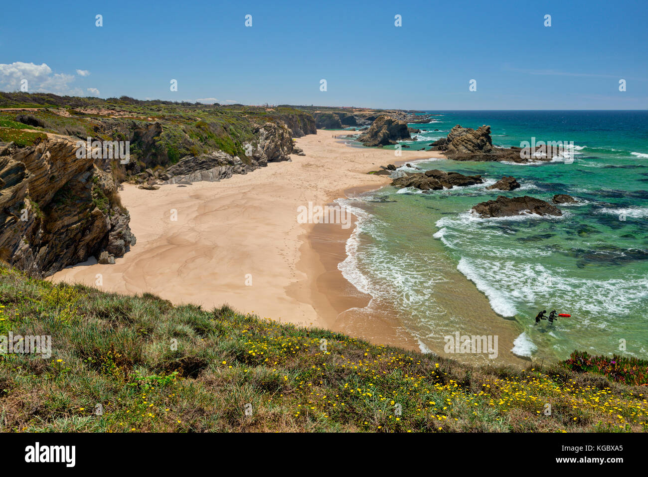 Porto Covo coastline, Portugal, the Alentejo Stock Photo - Alamy