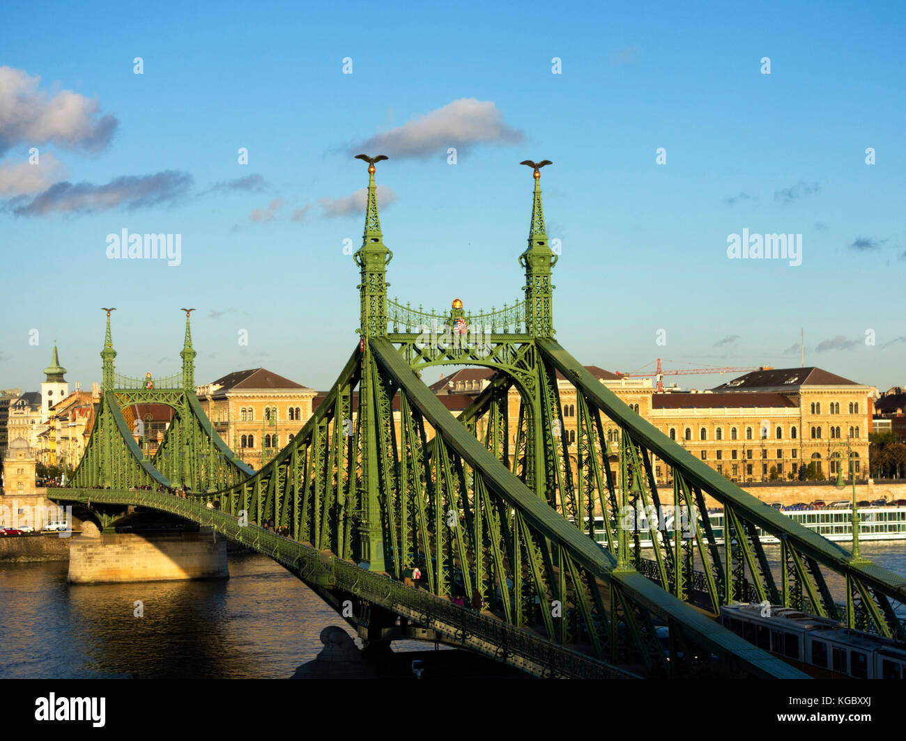 Liberty Bridge in Budapest, Hungary Stock Photo - Alamy