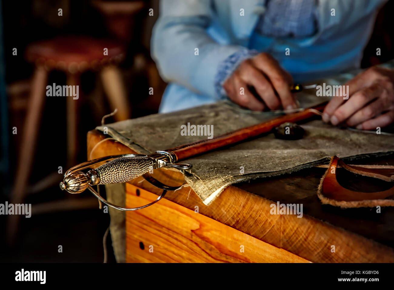 Sword in scabbard hi-res stock photography and images - Alamy