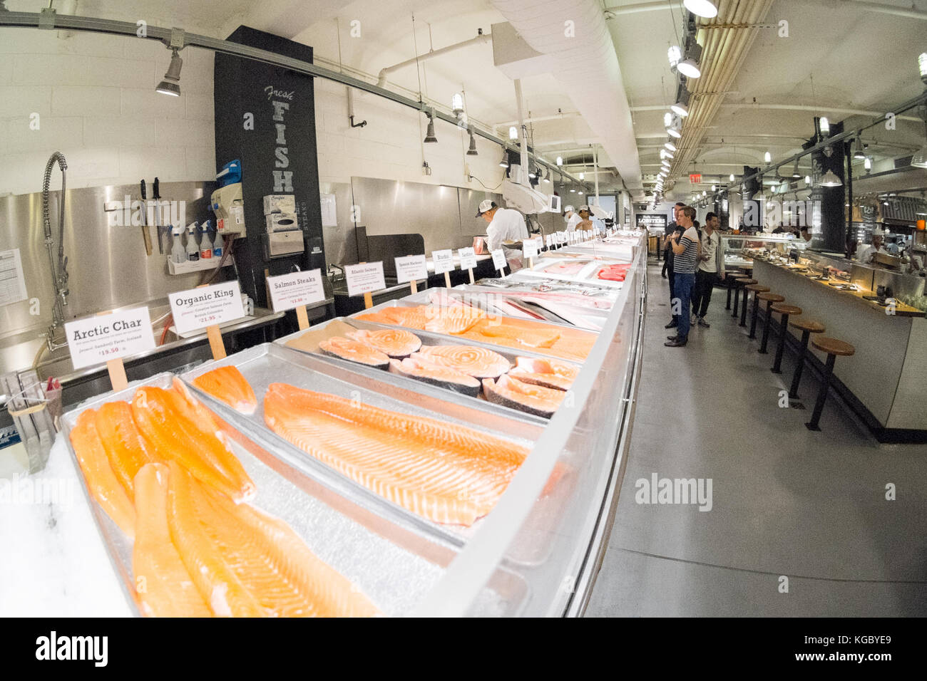 Lobster place chelsea food market hi-res stock photography and images ...