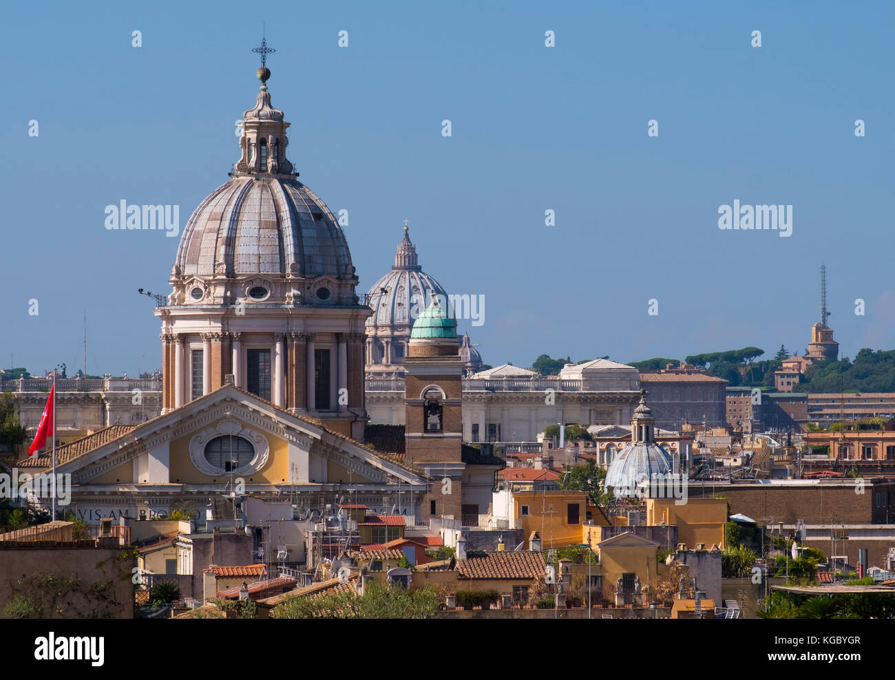 Rooftops rome hi-res stock photography and images - Alamy