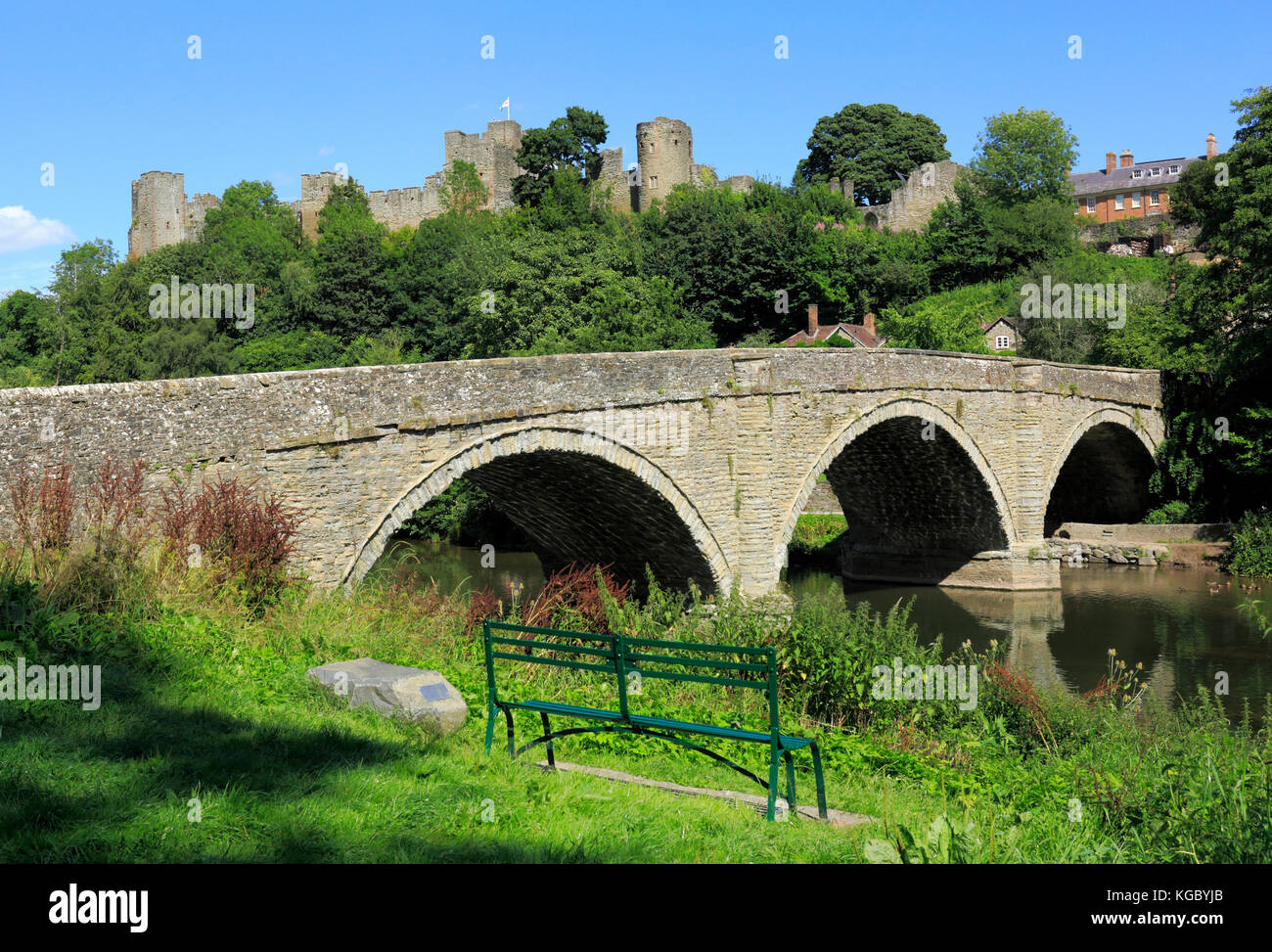 Ludlow Castle, Ludlow, Shropshire, England, Europe Stock Photo - Alamy