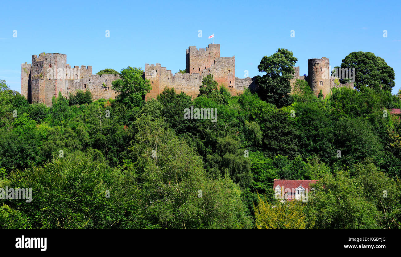 Ludlow Castle, Ludlow, Shropshire, England, Europe Stock Photo - Alamy