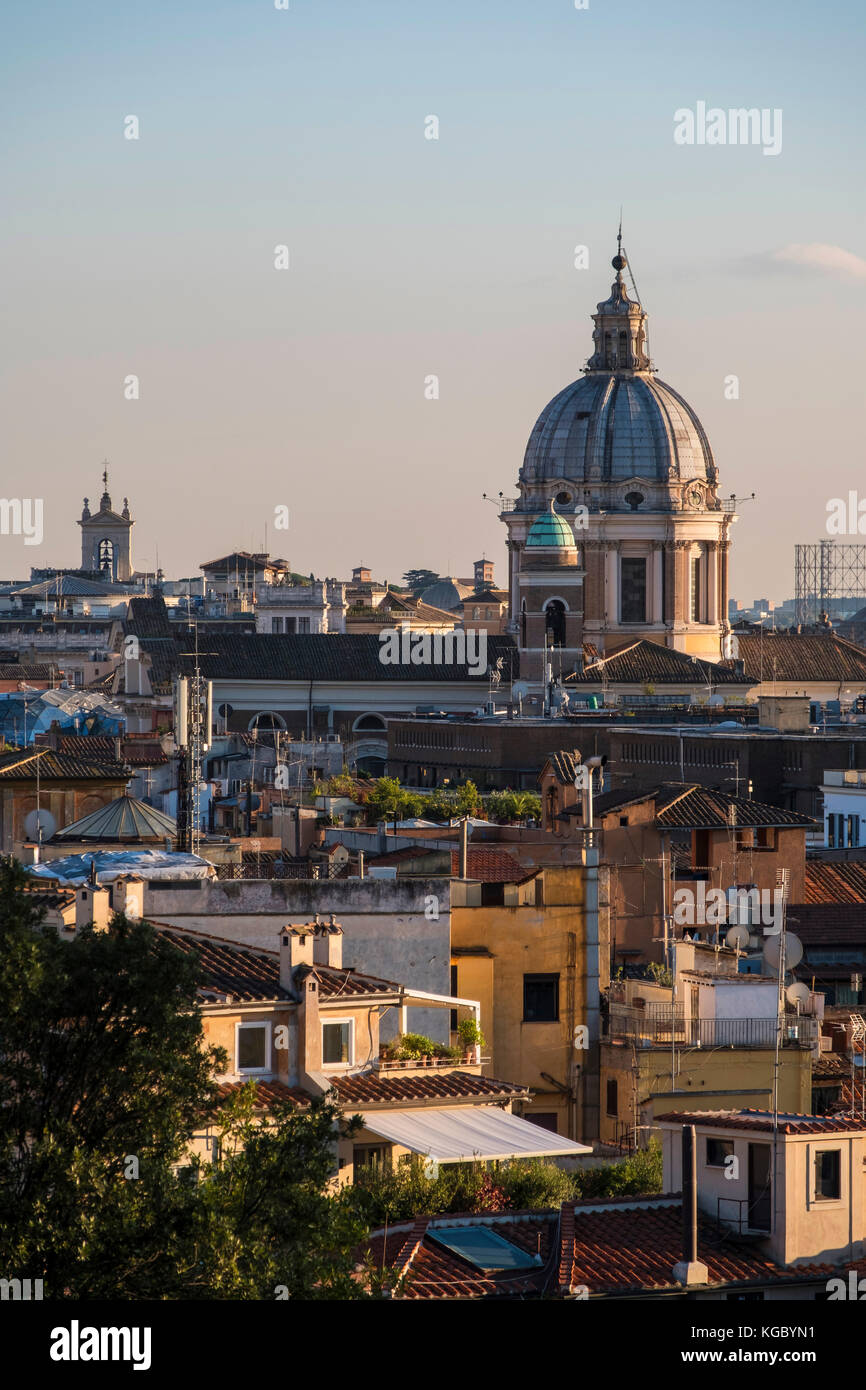 Rome rooftops sunset hi-res stock photography and images - Alamy