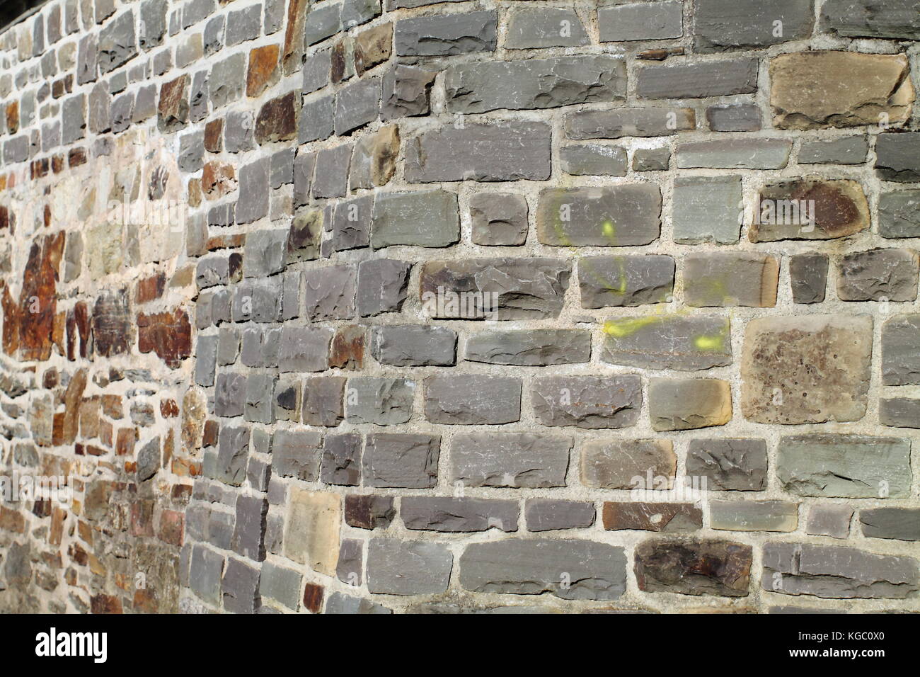 Old gray stone wall Stock Photo - Alamy