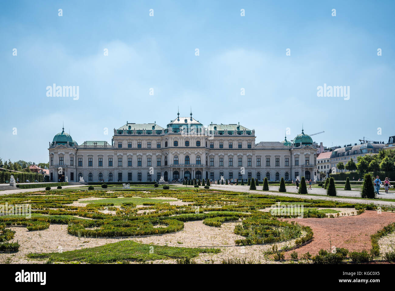 Scenic view of Belvedere Museum in Vienna Stock Photo - Alamy