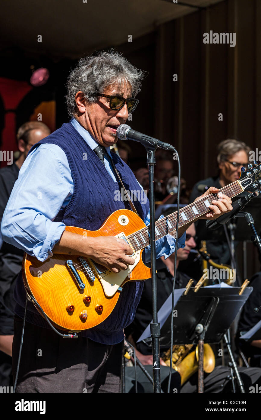 CHRIS CAIN plays lead guitar and sings with the Rodger Fox Big Band ...