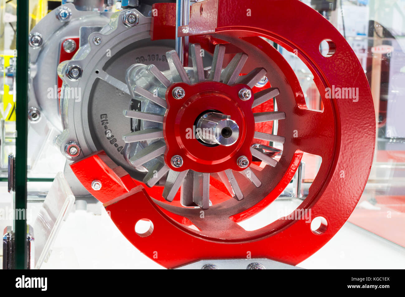 detail of industrial centrifugal pump Stock Photo - Alamy
