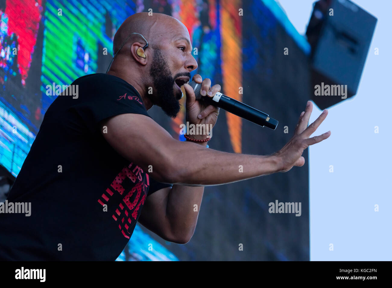 Hip hop artist COMMON performce on the main stage - 60th MONTEREY JAZZ ...