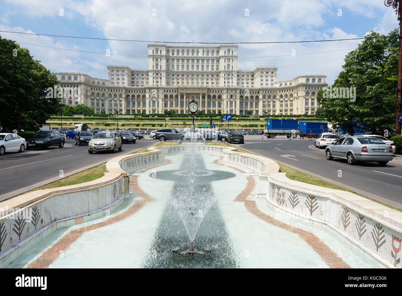 Bucharest, Romania. The Palace of Parliament Stock Photo - Alamy