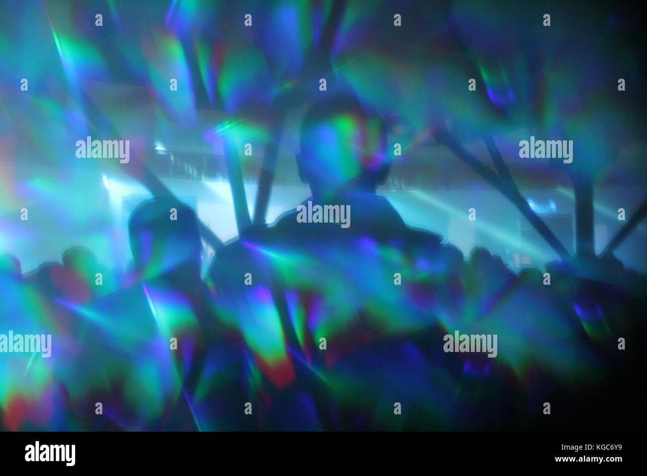 disco lights hologram synthwave abstract lights nightclub dance party ...