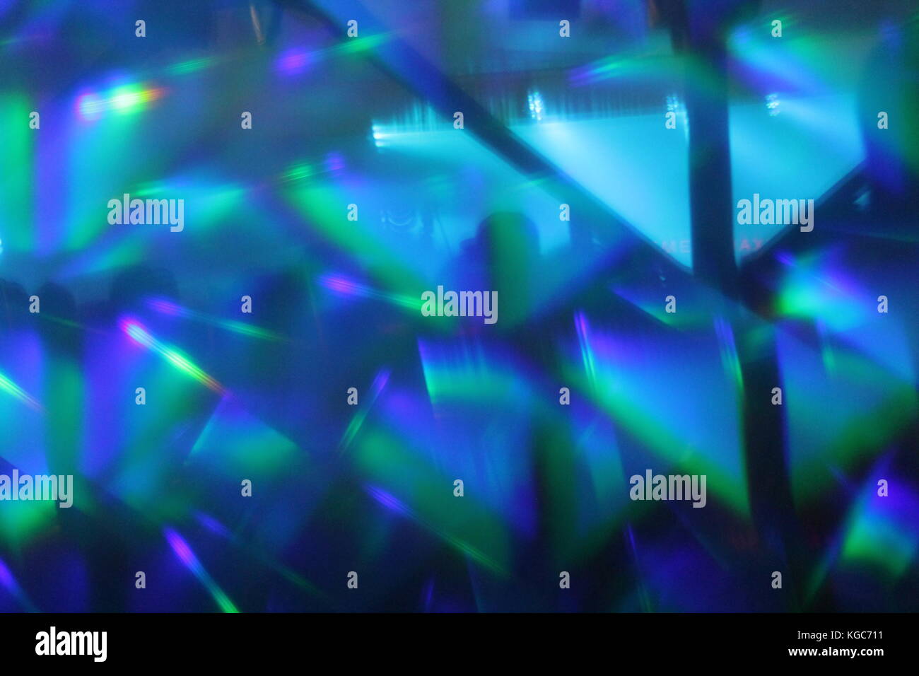 disco lights hologram synthwave abstract lights nightclub dance party ...