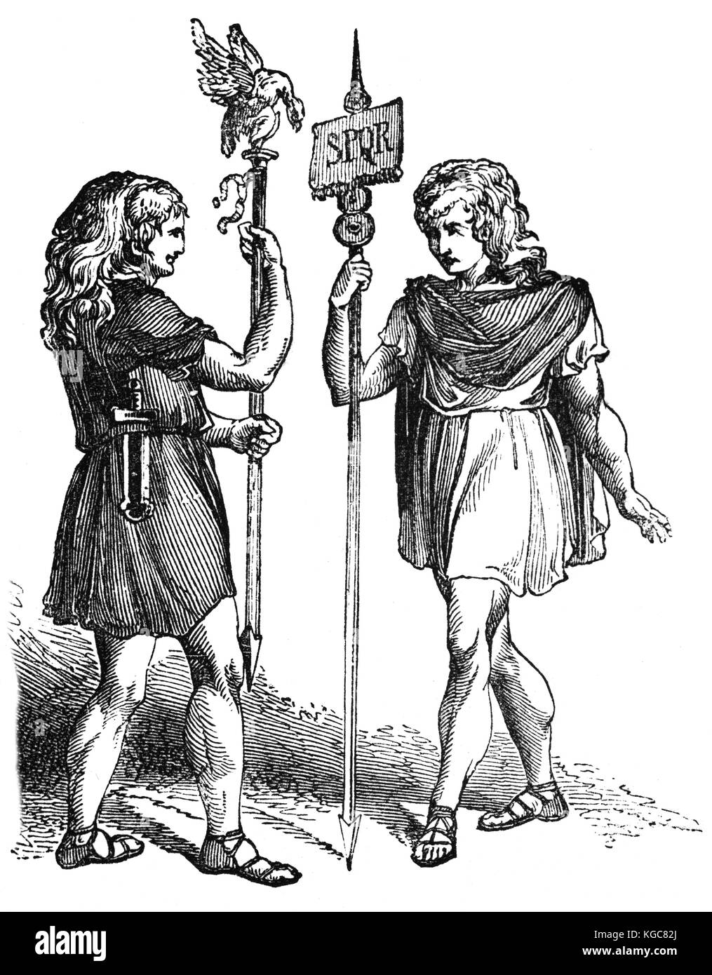 Roman army battle Cut Out Stock Images & Pictures - Alamy