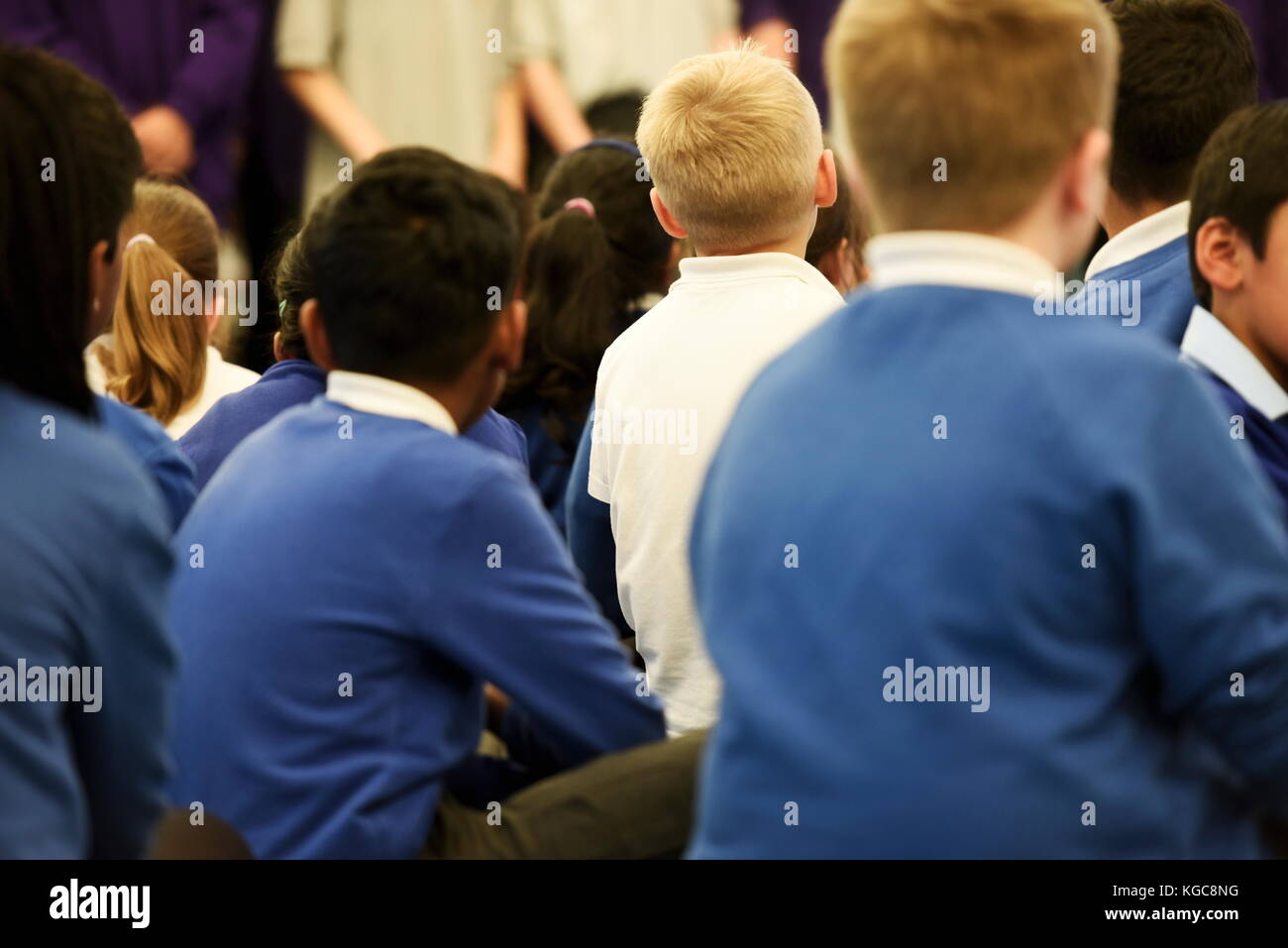 School assembly hi-res stock photography and images - Alamy