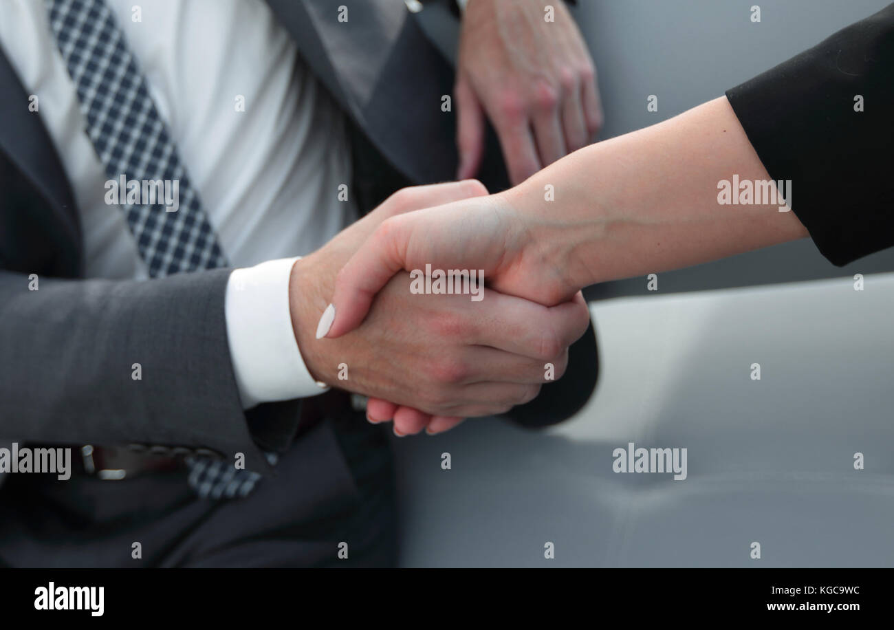 Business handshake ,congratulations or Partnership concept Stock Photo ...