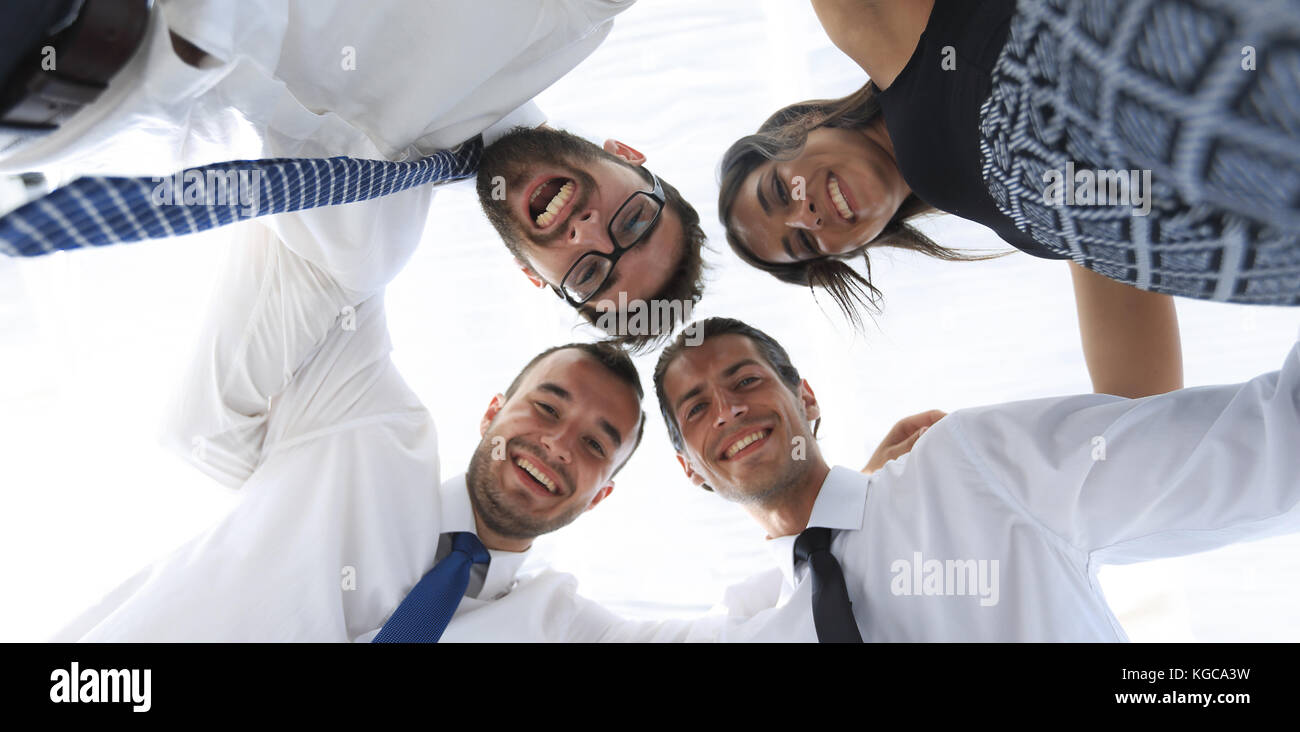 closeup.bottom view.successful business people Stock Photo - Alamy