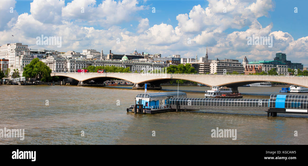 Waterloo bridge skyline london hi-res stock photography and images - Alamy